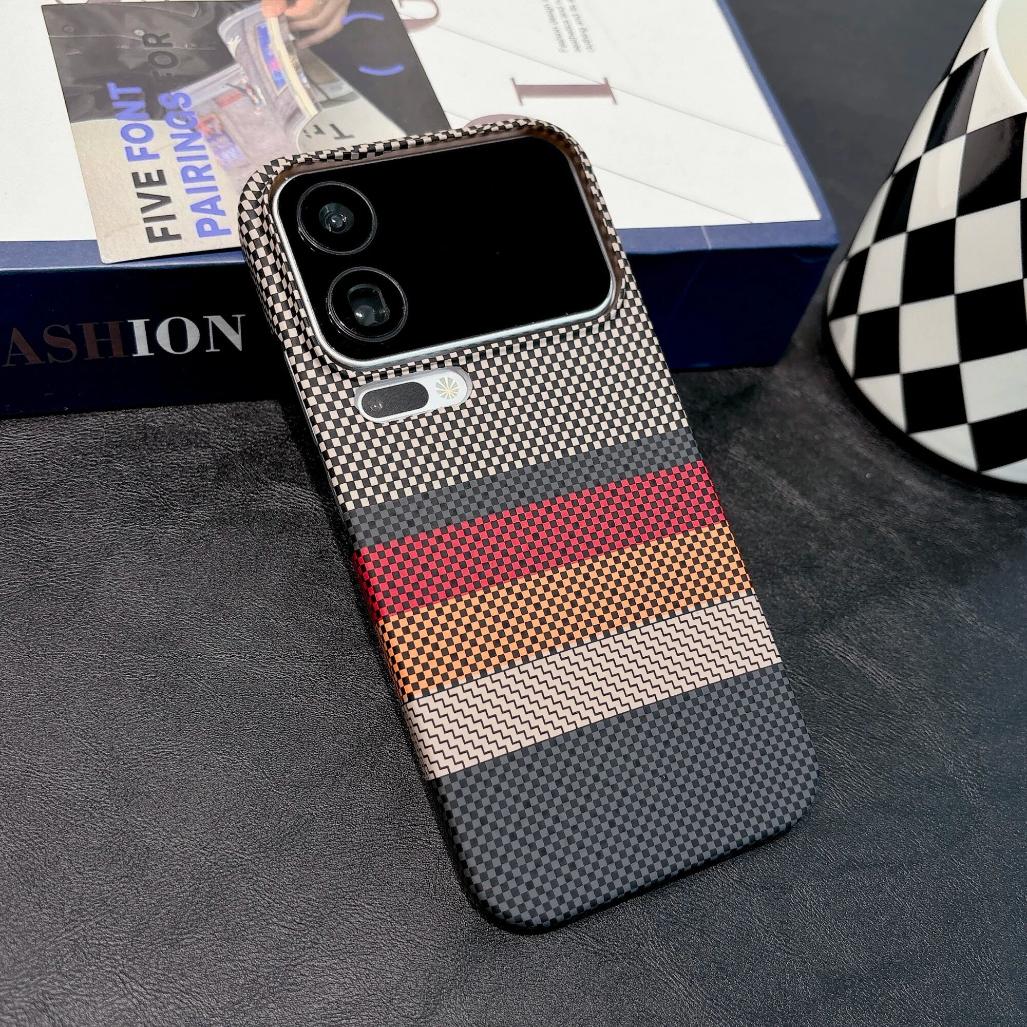 Чехол для Xiaomi 15T, коричневый, кевлар