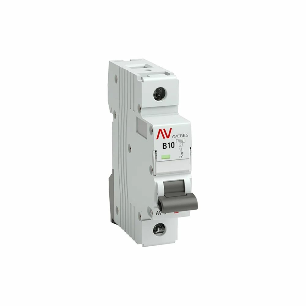 Автоматический выключатель EKF AVERES AV-6, 1P, 10A (В), 6kA mcb6-1-10B-av