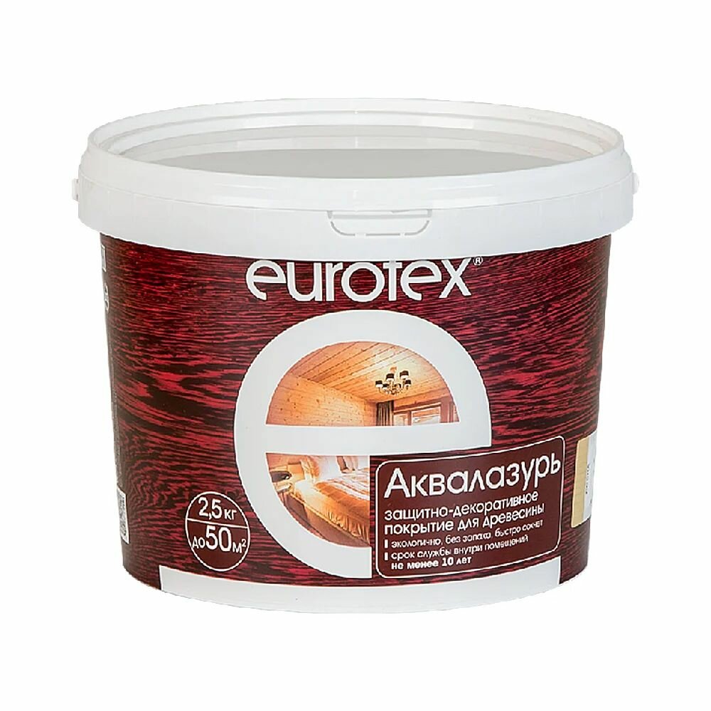 Защитно-декоративное покрытие для древесины EUROTEX eurotex 48781