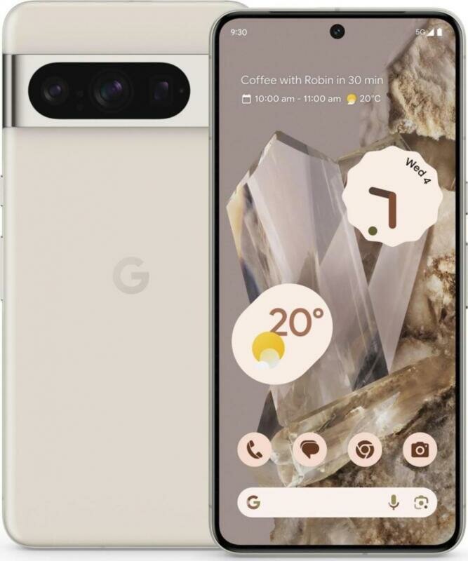 Смартфон Google Pixel 8 Pro, 12/128Gb JP, nano SIM + eSIM, Porcelain (Бежевый)