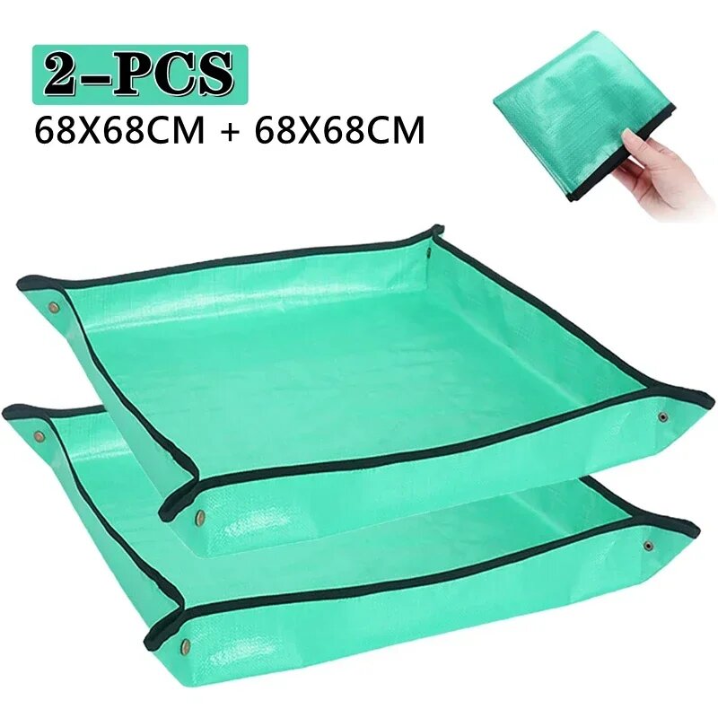 Изумрудный садовый коврик 68x68см (2 шт)