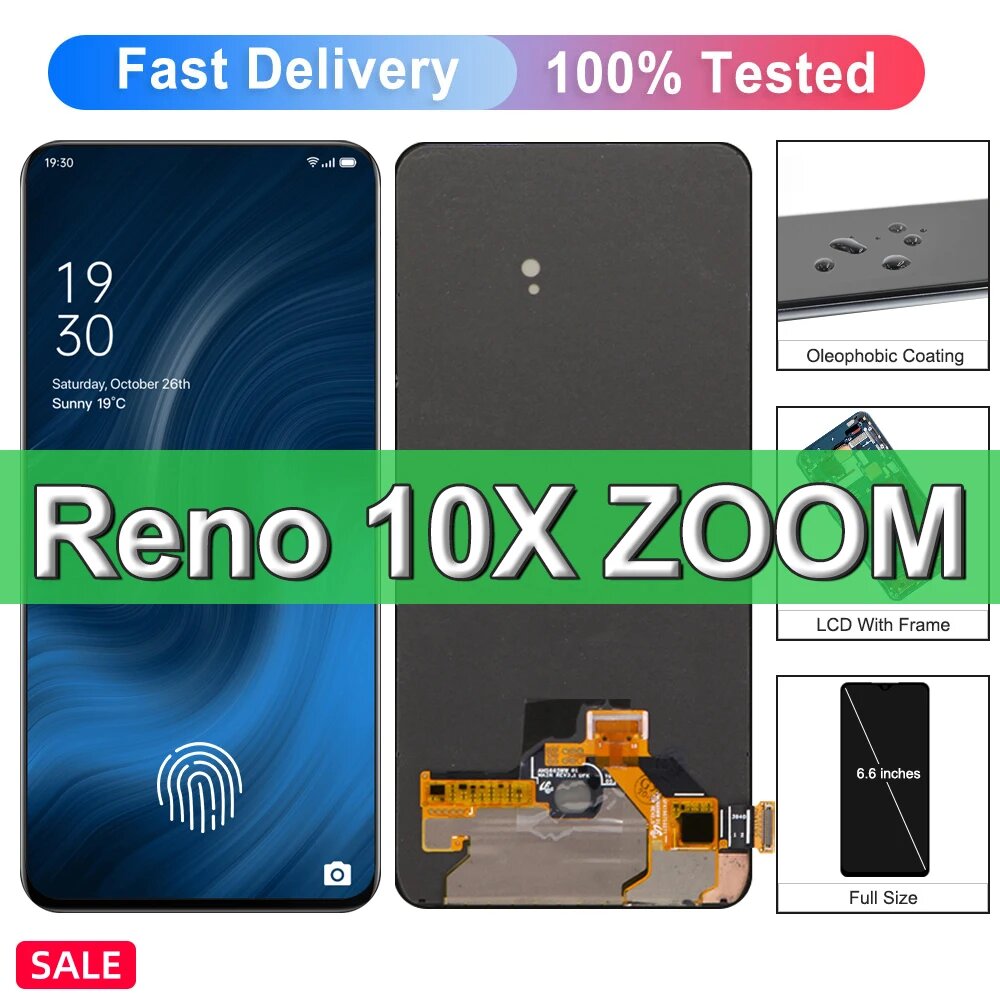 ЖК-дисплей 6,6 дюйма для Oppo Reno 10x Zoom CPH1919 PCCM00