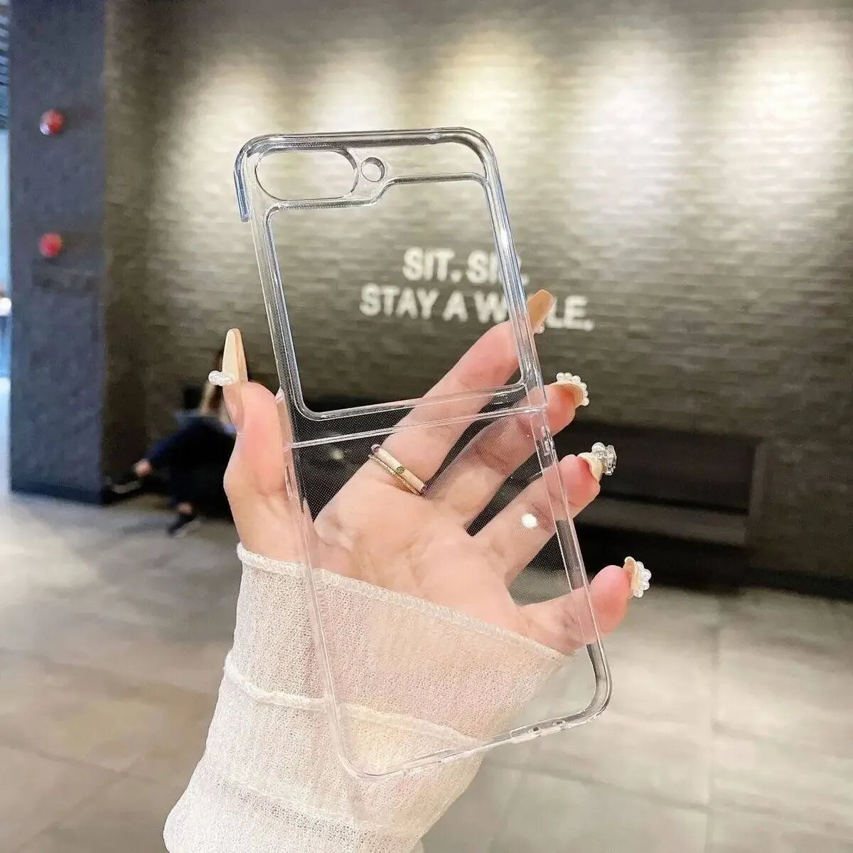 Прозрачный чехол для Samsung Z Flip 7