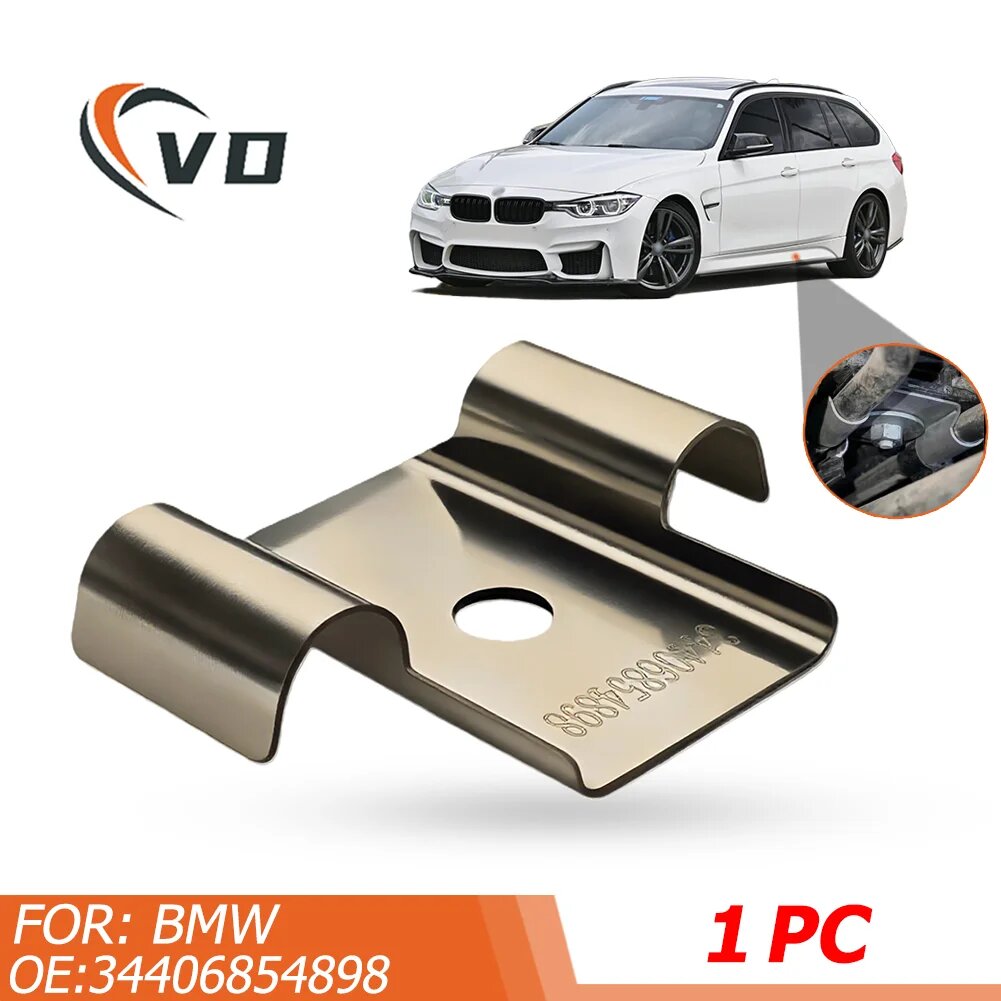 1 шт. фиксатор троса стояночного тормоза из нержавеющей стали для BMW 1 2 3 4 F20 F21 F22 F23 F87 F30 F31 F32 F33 2012-19 OEM:34406854898
