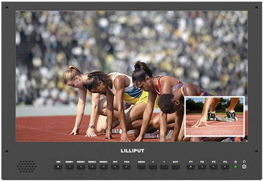 Режиссёрский монитор Lilliput BM150-4KS 15,6" 8 бит 3840x2160 3G-SDI 4K Ultra-HD разрешение (V-Mount)