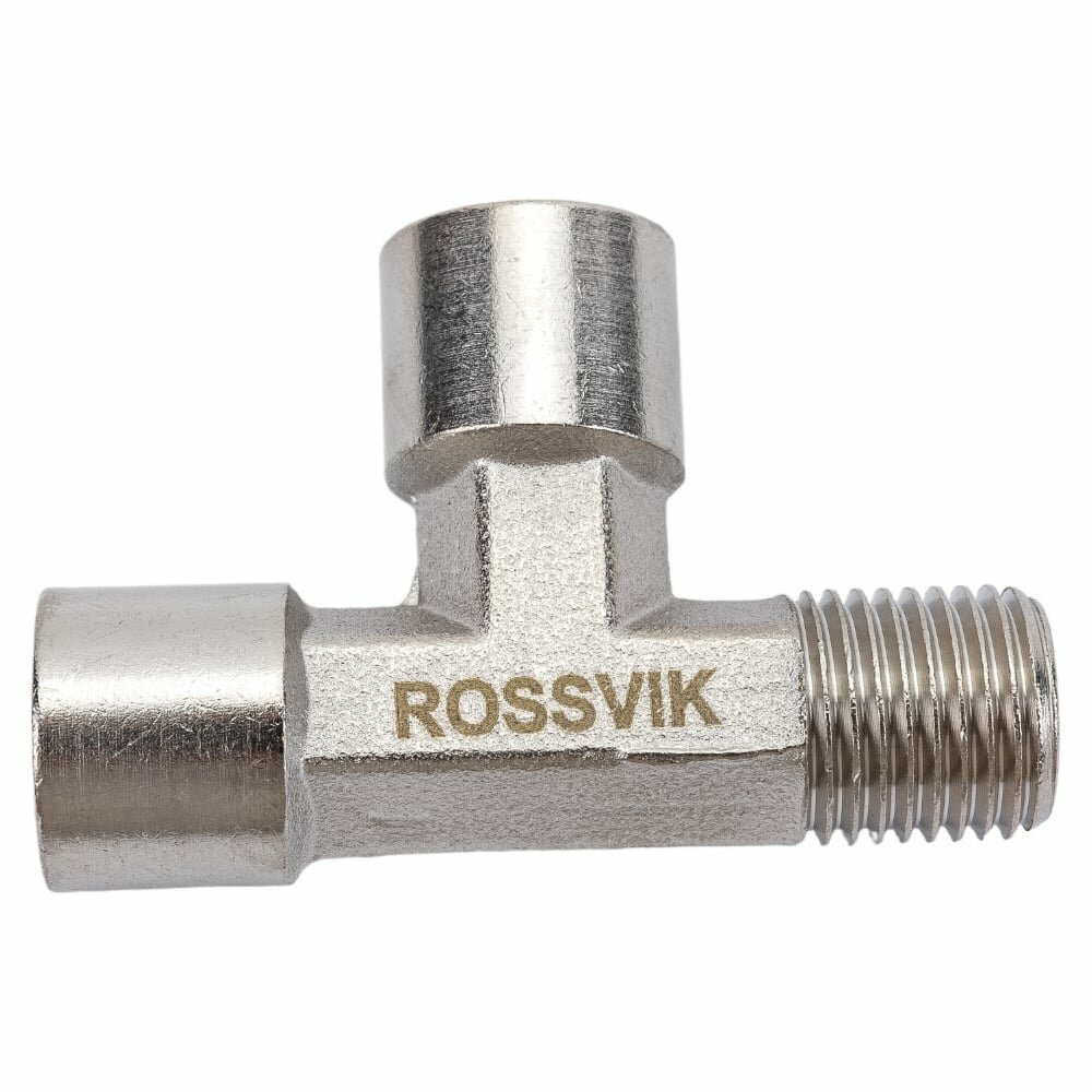 Тройник Т-образный FFM 1/4" Rossvik A133/2