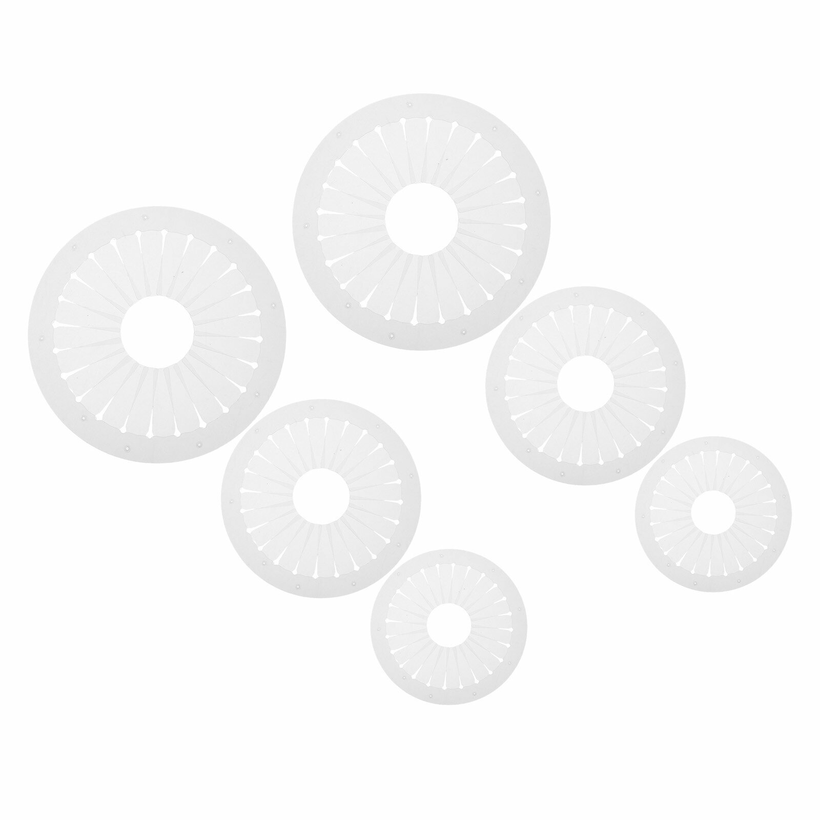 Набор из 6 лент для изготовления розочек: 9 см/12 см/15 см, ленточные украшения, цветочки для значков - инструмент для создания плиссированных розочек и украшений для медалей и значков своими руками.