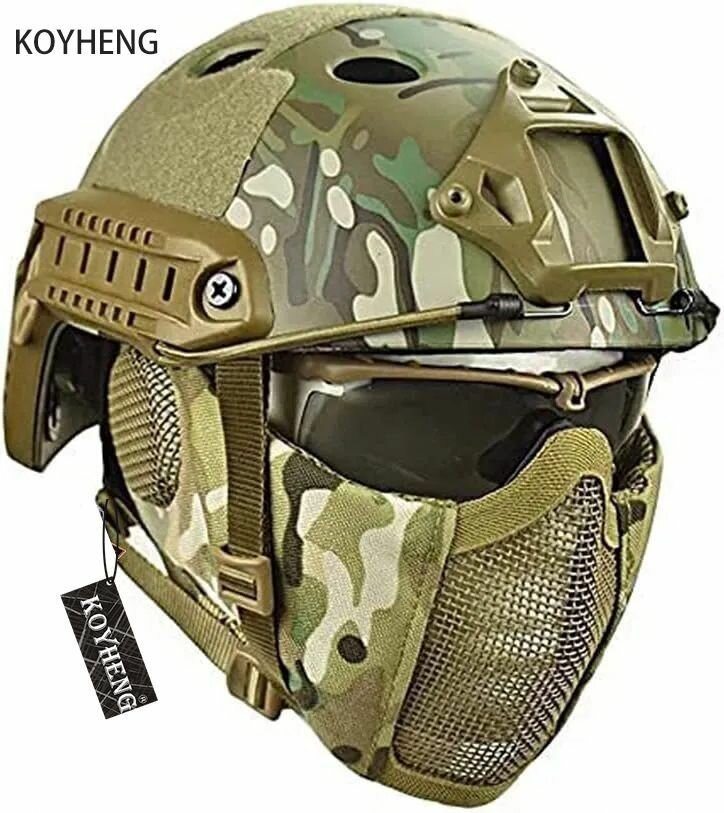 Тактический бестселлер для страйкбола, оснащенный складной маской и очками