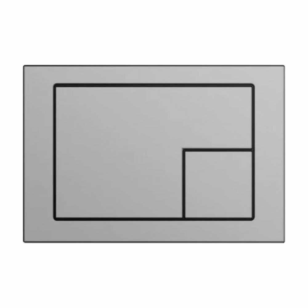 Кнопка Cersanit CORNER для LINK PRO/VECTOR/LINK/HI-TEC пластик, хром, матовый 64107