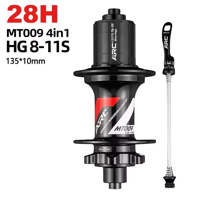 ARC MT009 Втулка велосипедная 28/32/36 отверстий 6-палубный фривюб R-28H-HG-QR