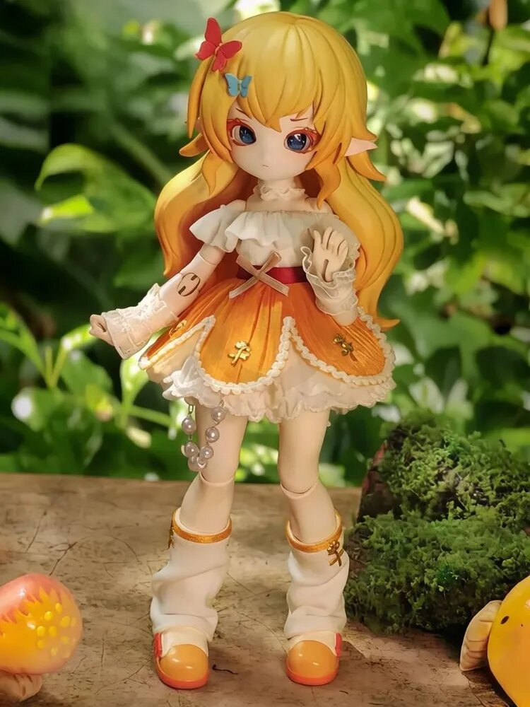 Названия грибных мицелиев Серия 1/12 BJD Кукла-Amanita Caesarea Мимика С аксессуарами 3878864836