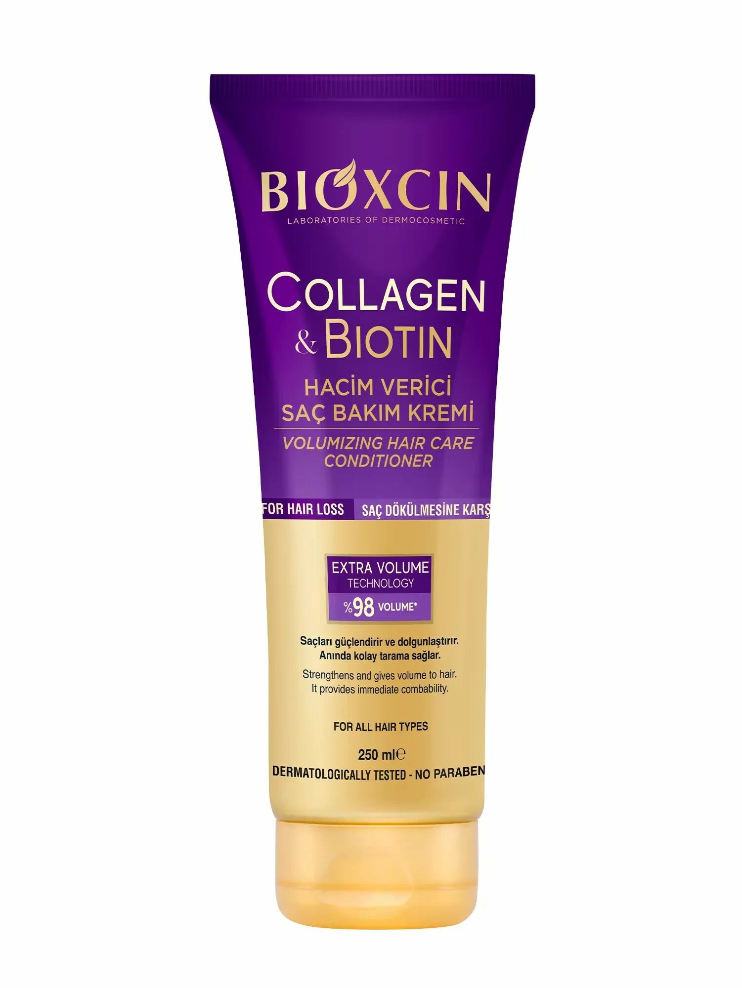 Bioxcin Бальзам-кондиционер для волос для лёгкого расчесывания, стимуляции роста и глубокого восстановления, Collagen & Biotin; 250 мл