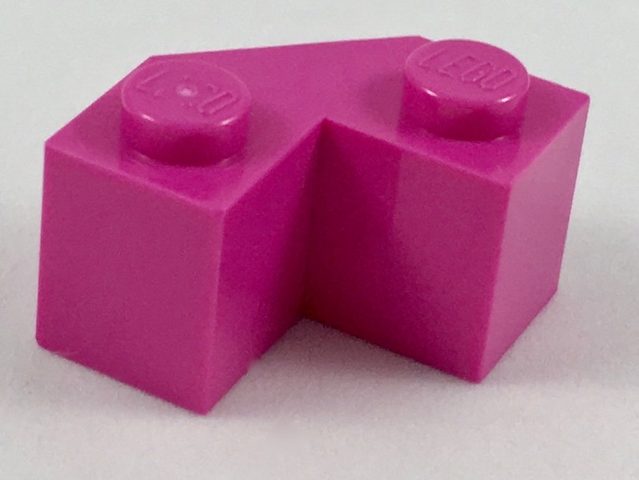 Brick, Modified Facet 2 x 2 87620 Dark Pink U