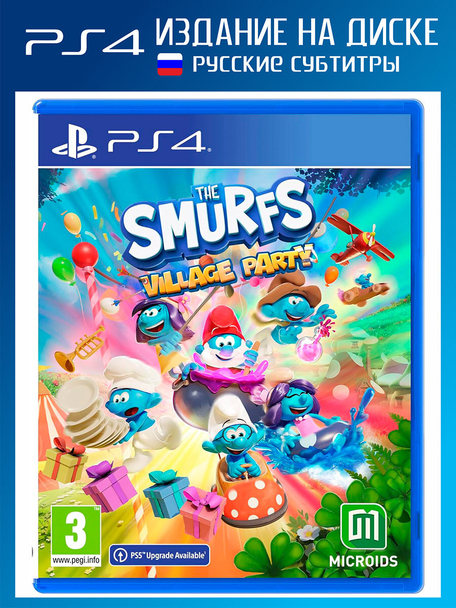 PS4 The Smurfs: Village Party (русские субтитры) (47540)