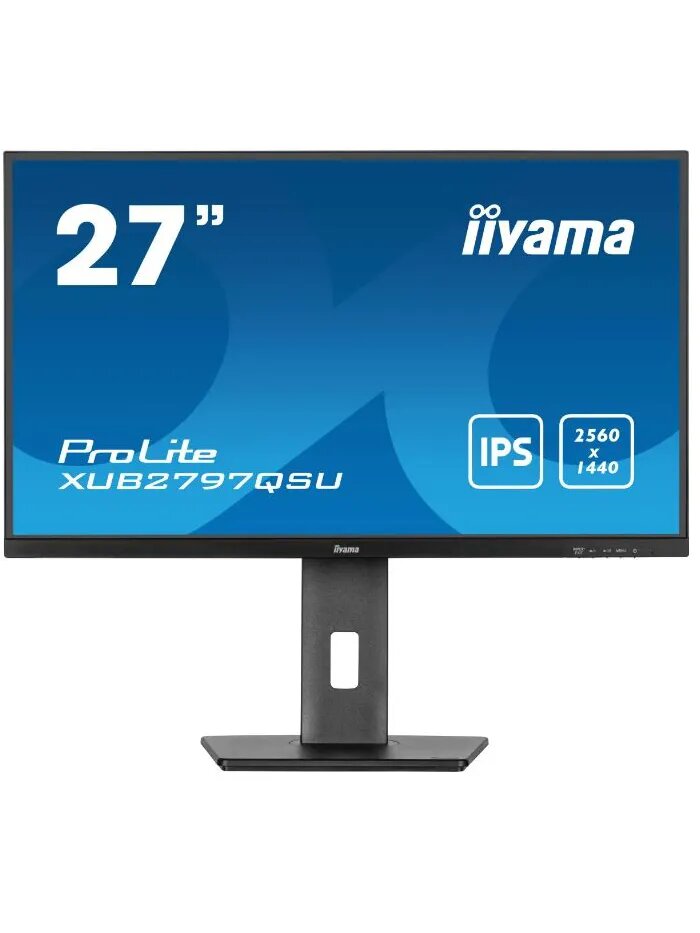 Монитор 27" Iiyama, ProLite XUB2797QSU-B2, IPS, 100Гц, 16:9, Черный