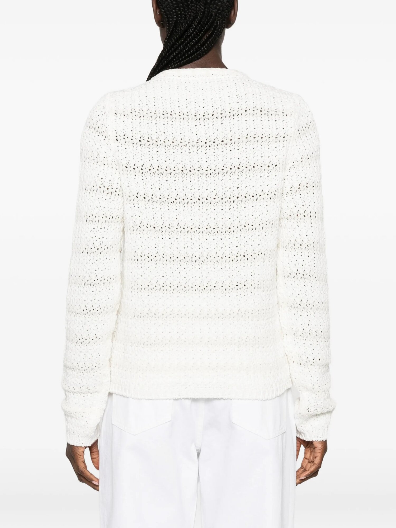 Кардиган FABIANA FILIPPI Open-knit buttoned cardigan, размер 44, разноцветный — фото 1