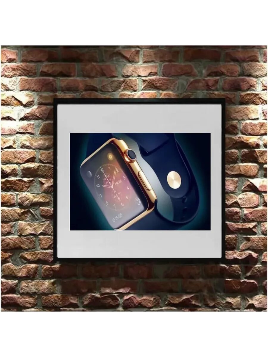 Плакат "Часы от Apple" А3