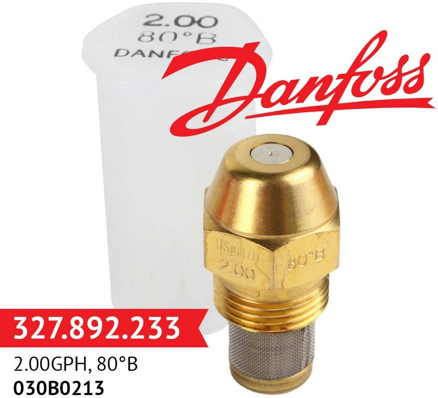 Топливная форсунка Danfoss 2.00GPH,80В 030B0213