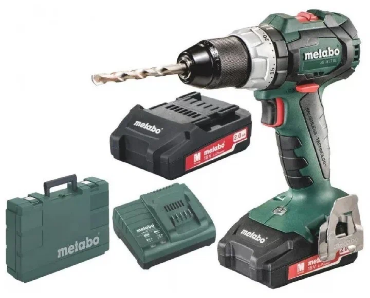 Аккумуляторная дрель-шуруповерт Metabo BS 18 LT BL 602325800