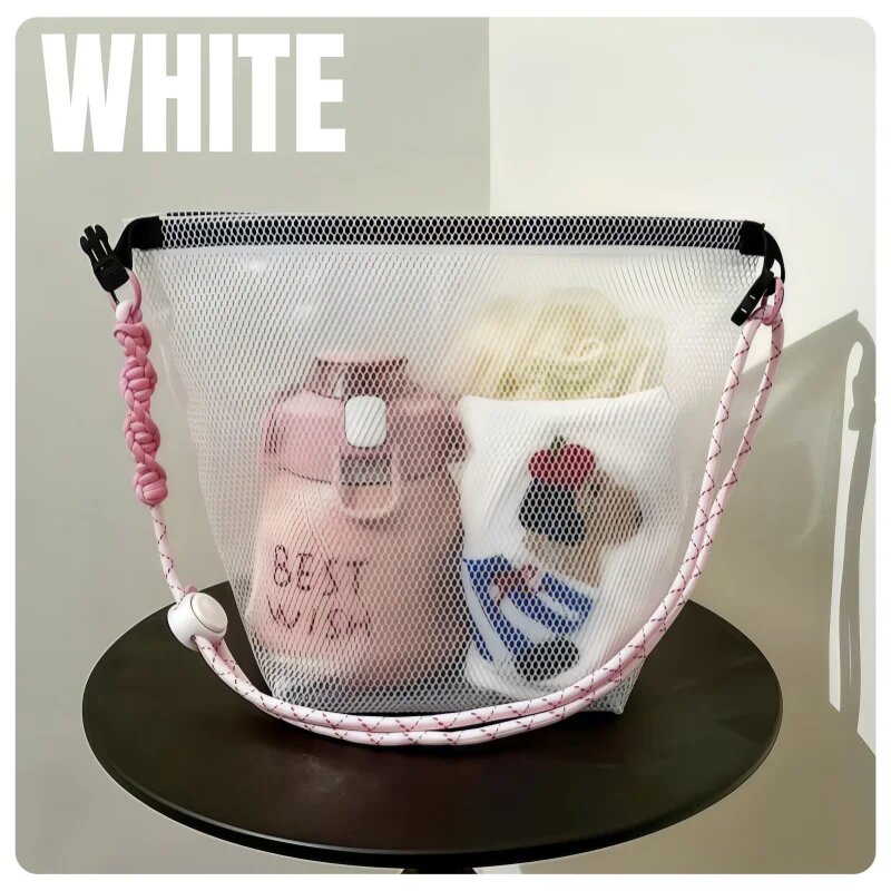 Прозрачная пляжная сумка Белый, White