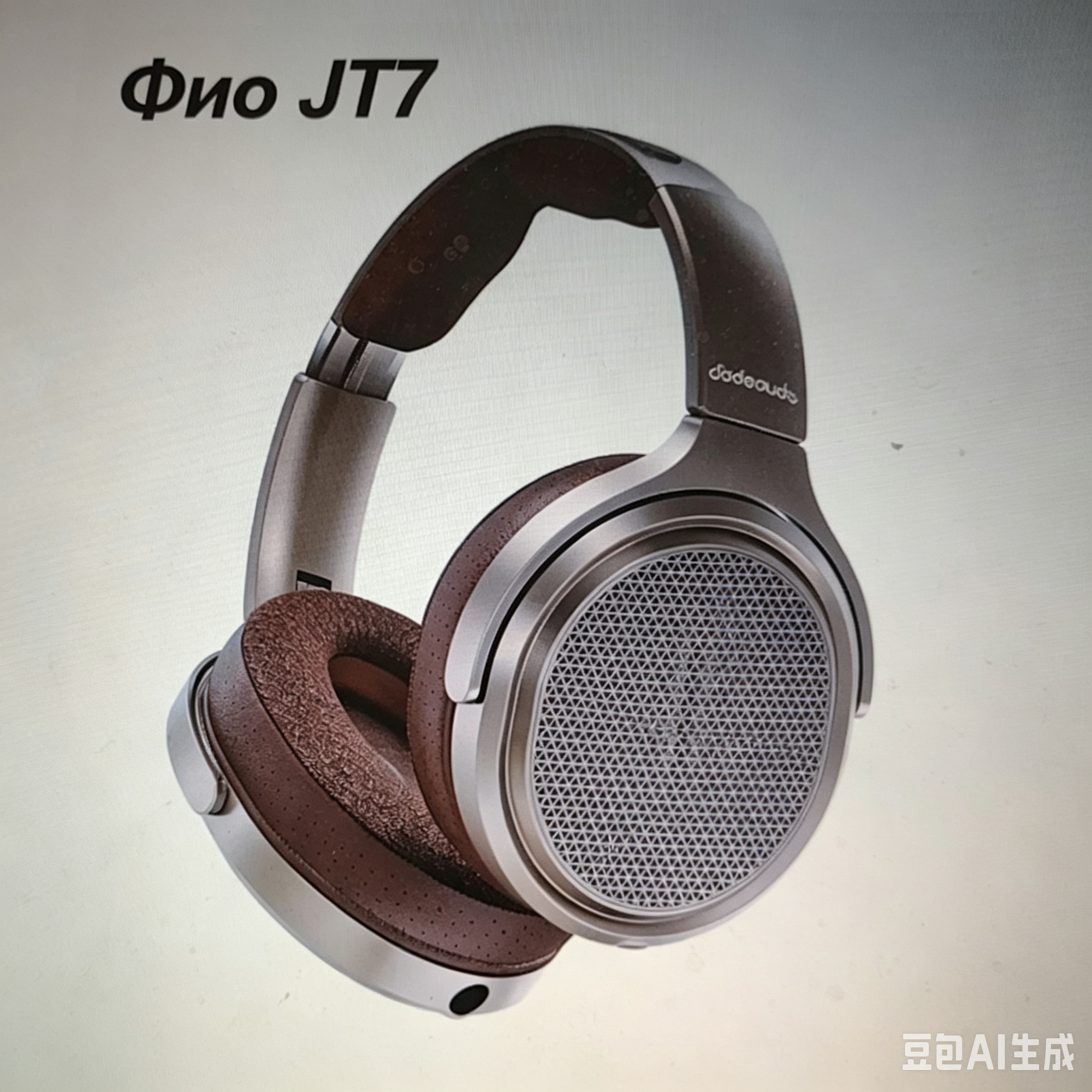 Наушники FIIO JT7 Gold, открытого типа, планарно-магнитный драйвер