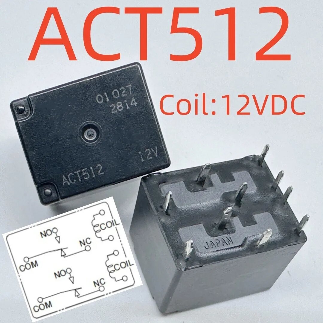 Реле ACT512 10 контактов