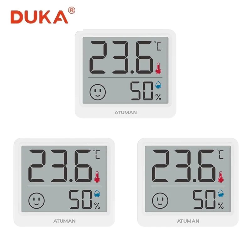 DUKA Atuman Цифровой термогигрометр 2,5 дюйма