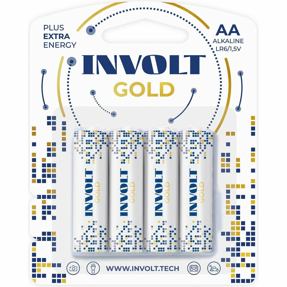 Батарейки INVOLT GOLD AA (LR6) 4B 930013