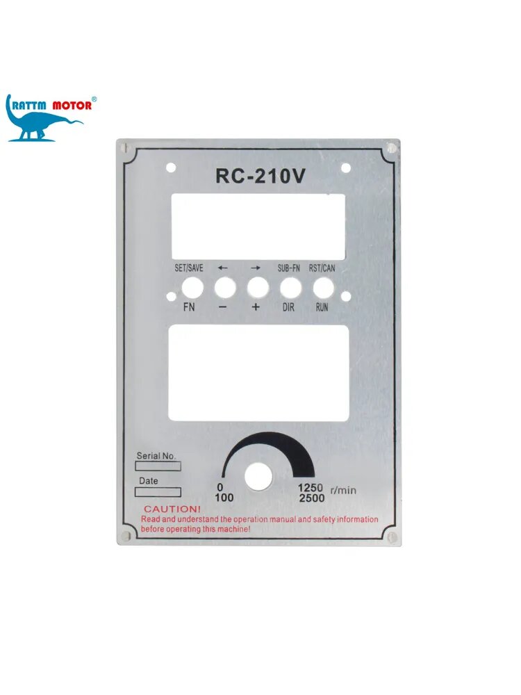 Алюминиевая 210В токарная панель управления для WM210V CD210V MX210V