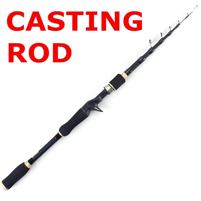 Firemaple телескопическая спиннинговая удочка карбоновая 2,4/2,7/3/3,6 м casting rod, 2.1 m