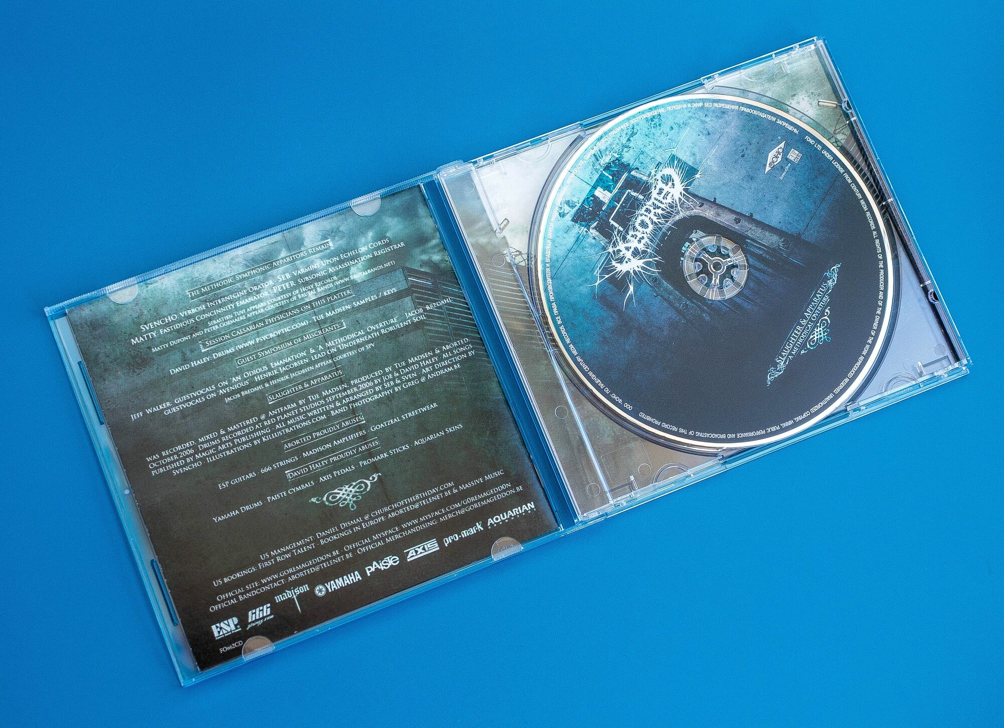 Aborted Slaughter & Apparatus: A Methodical Overture Аудио CD Лицензия — фото 1