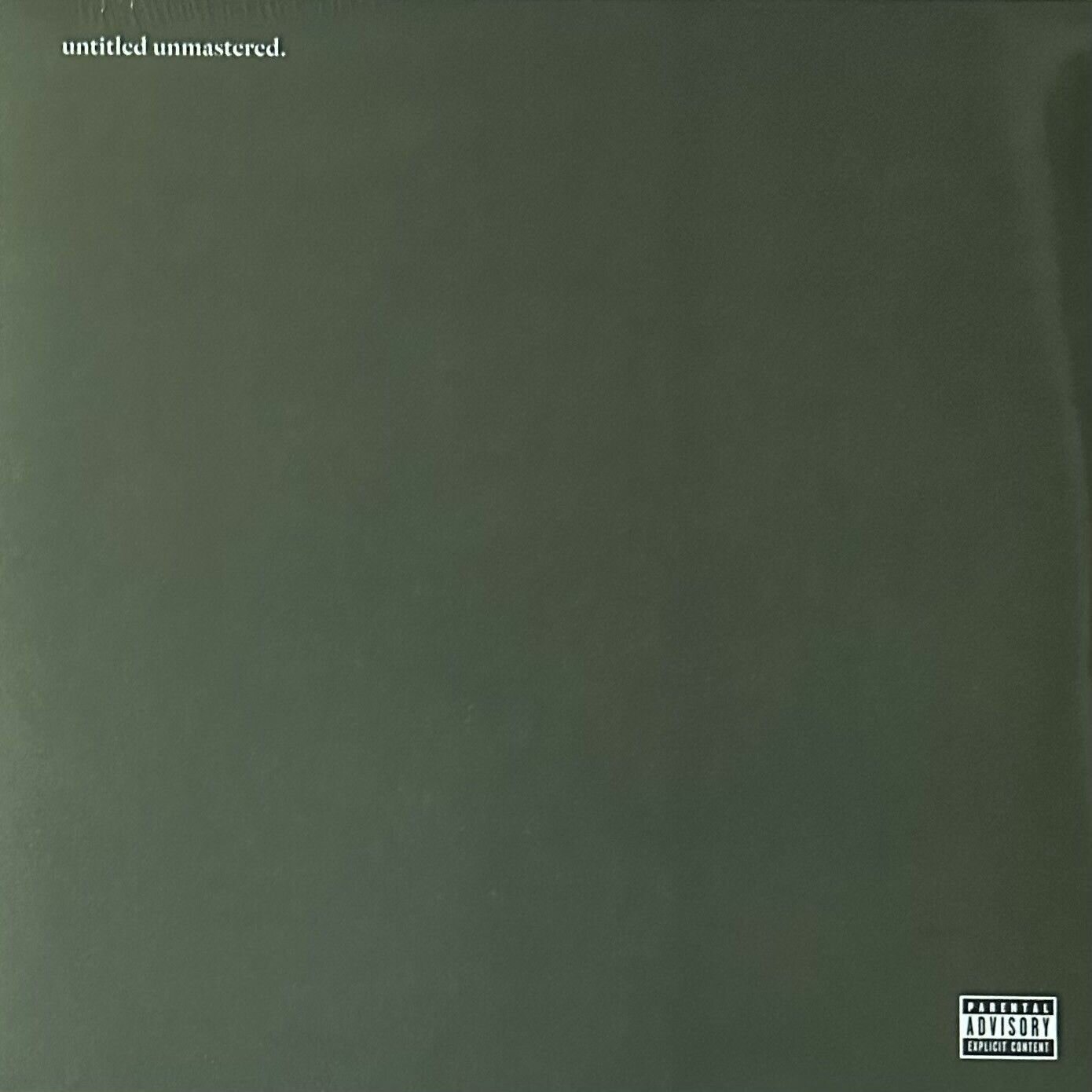 Виниловая пластинка Kendrick Lamar Untitled Unmastered (Европа 2016г.)