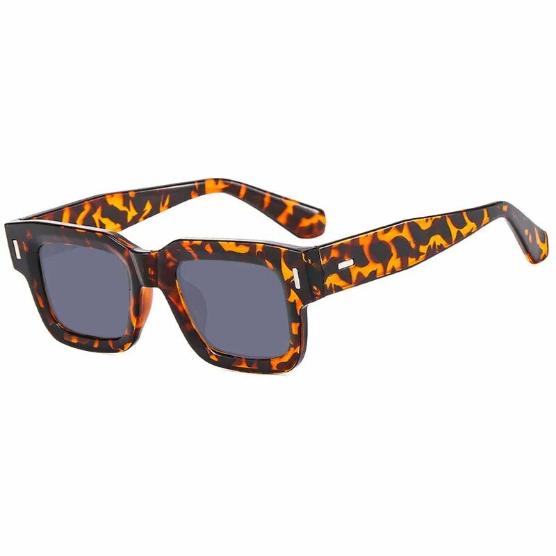 KSVEREN Чтение Очки Пластик Тонкие Линзы Leopard Gray, +400