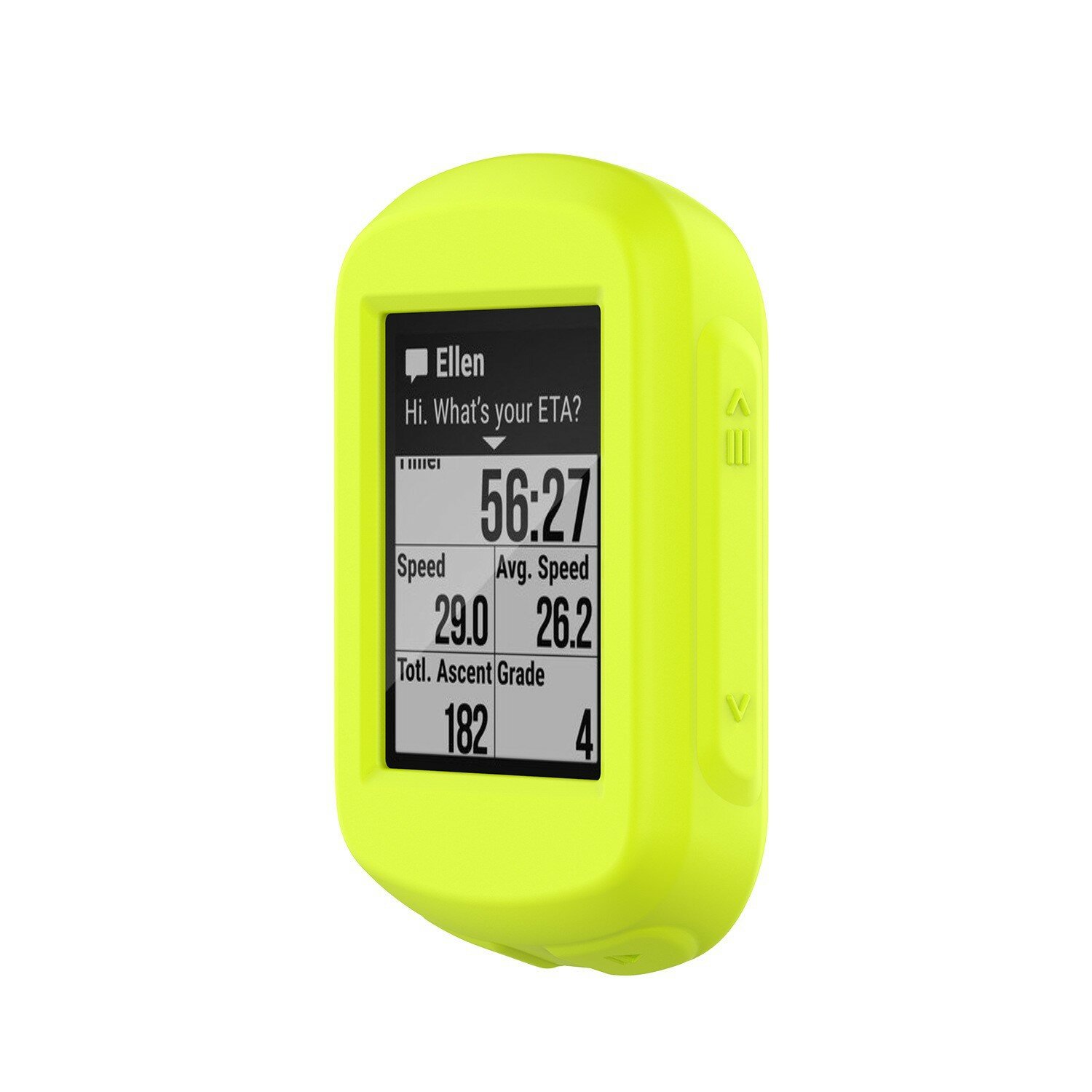 Силиконовый чехол для цикломера Garmin Edge 830 - Лаймовый