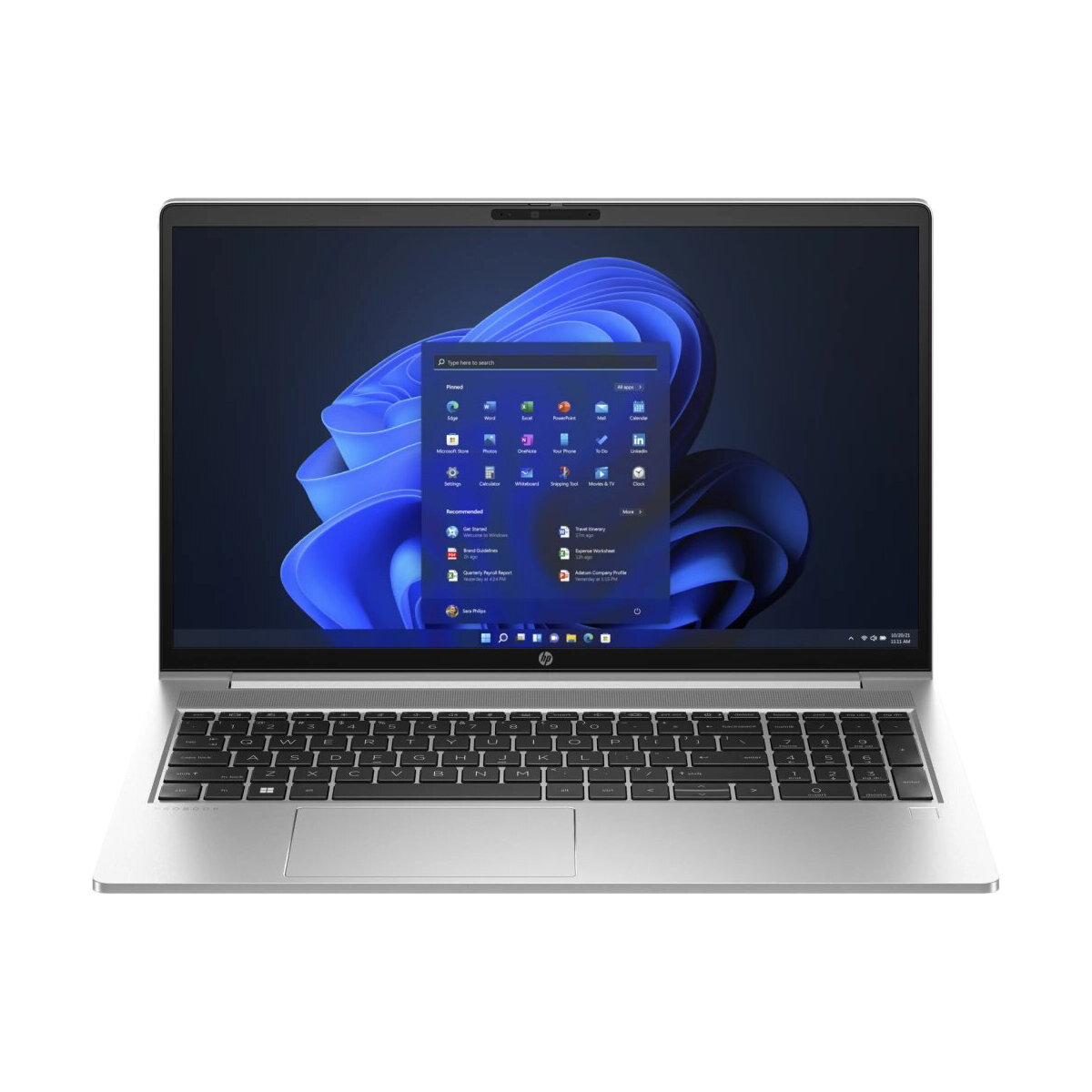 Ноутбук HP ProBook 450 G10 15.6"FHD; IPS/i7 1355U/32GB/SSD 1TB/Iris Xe/noOS/серебристый