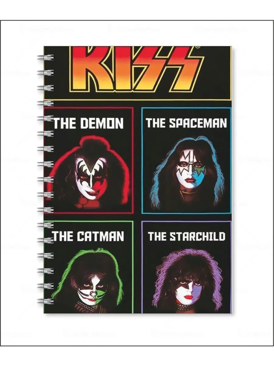 Тетрадь группа Kiss - Кисс