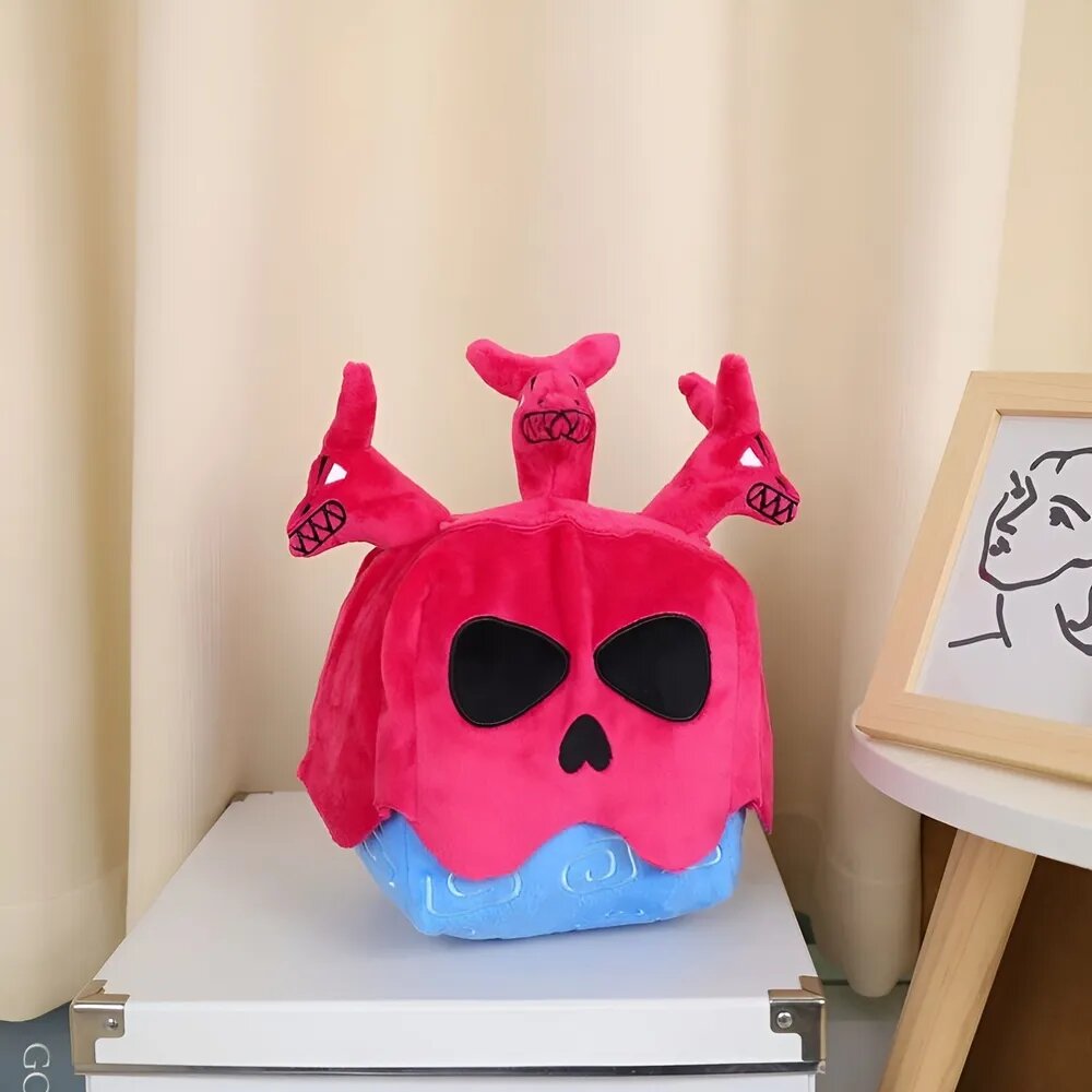 Игровые периферийные плюшевые игрушки bloxfruits/коробка с 3-головым драконом/подарок для детей-фанатов, 15 см