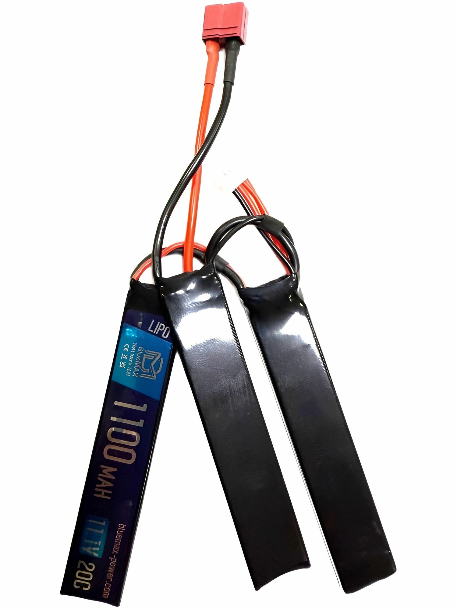 Аккум BlueMAX 11.1V LiPo 1100mAh 20C Triple (5,4x20x101mm) Т разъем