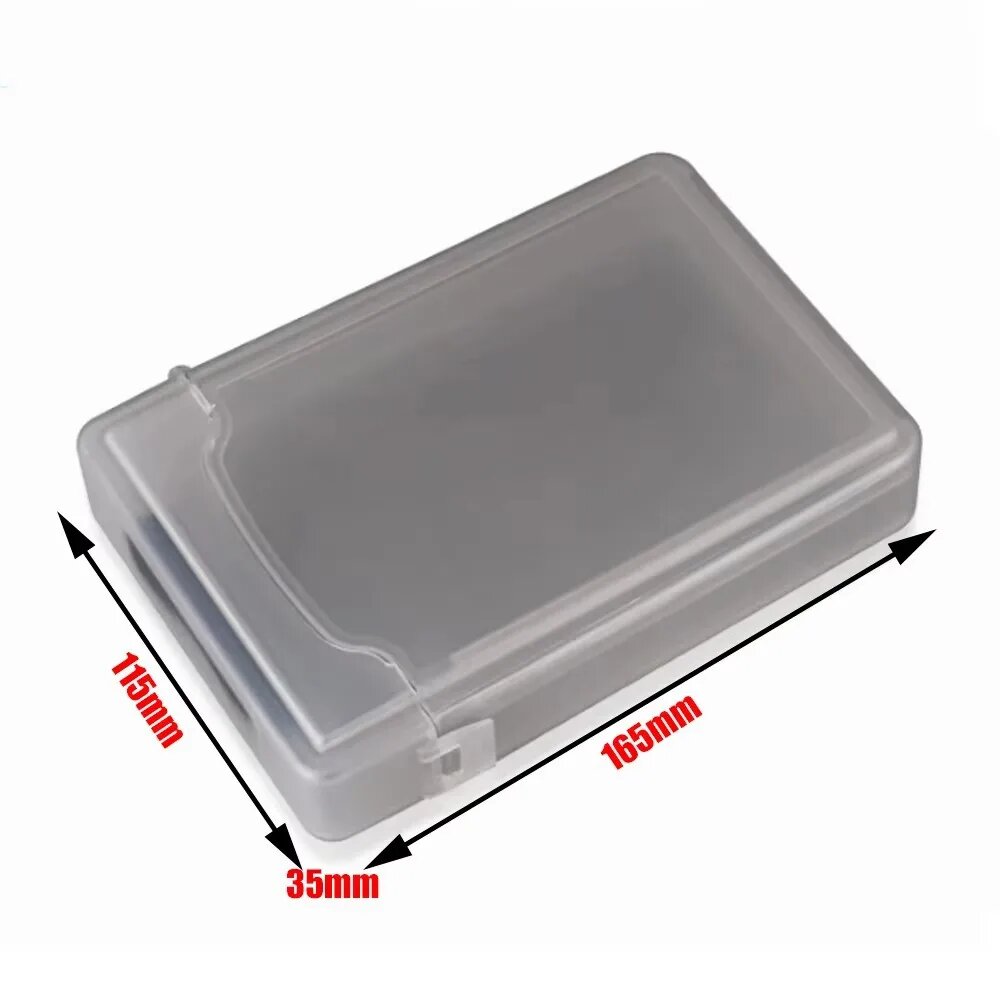 Бокс для HDD 2.5/3.5" серый 165x115x35 мм