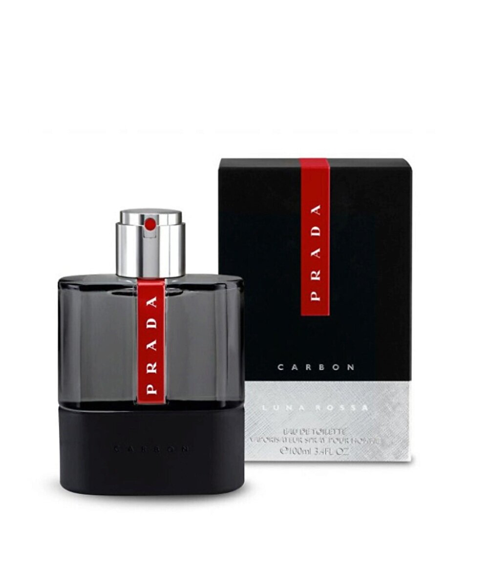 Prada Luna Rossa Carbon 100 мл туалетная вода для мужчин, фужерные.