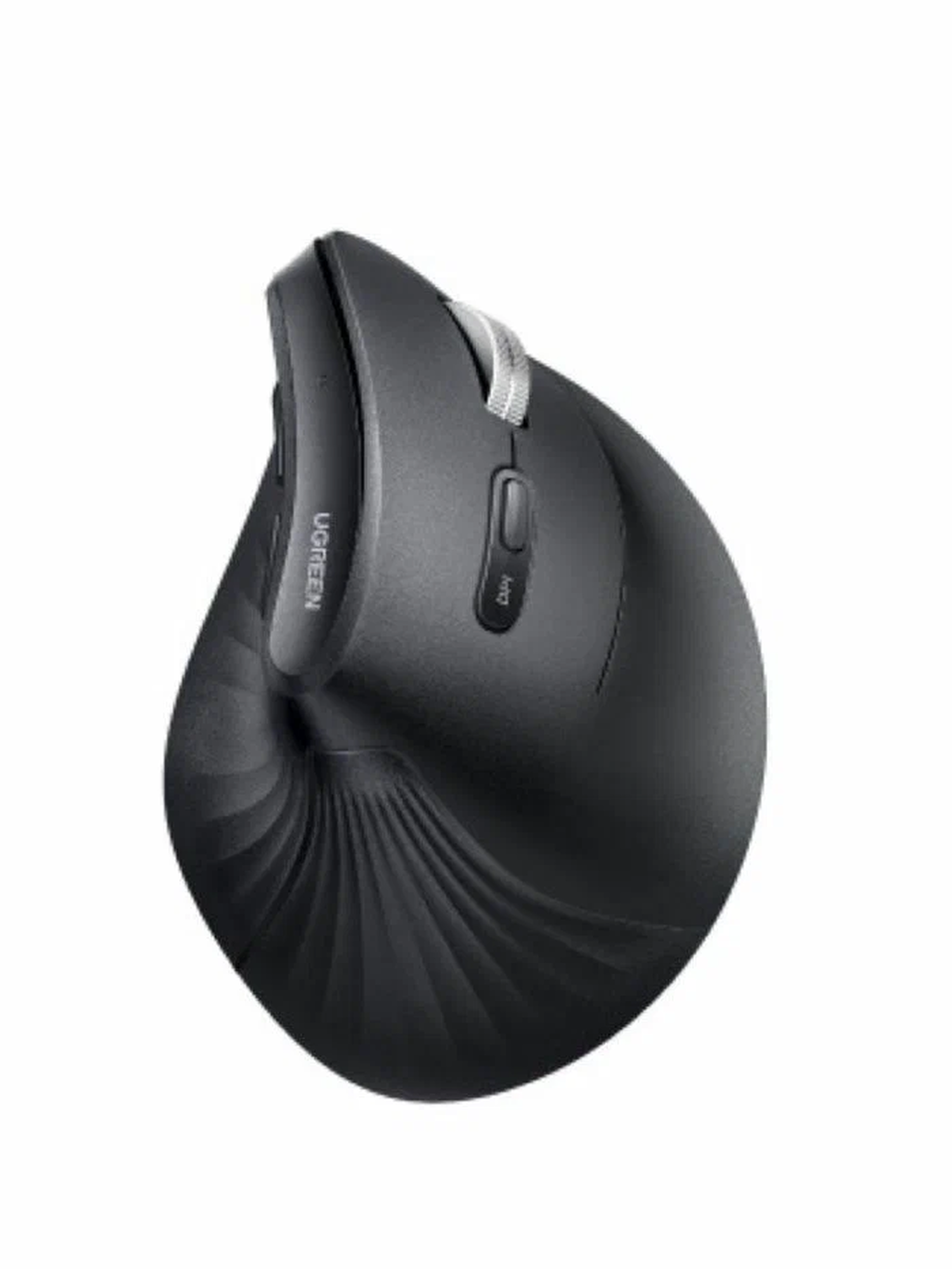 Беспроводная компьютерная мышь вертикальная UGREEN MU008Smini (85310) Dual-mode Wireless Vertical Mouse 2.4 GHz&BT. Цвет: черный
