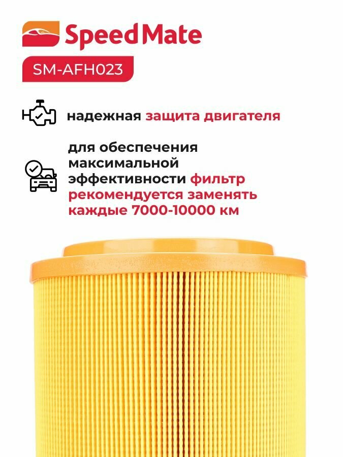 Фильтр воздушный speedmate sm-afh023 — фото 1