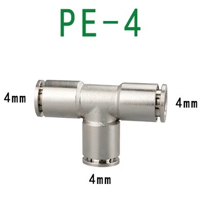 Пневматический соединитель PE PEG латунный 4-14 мм