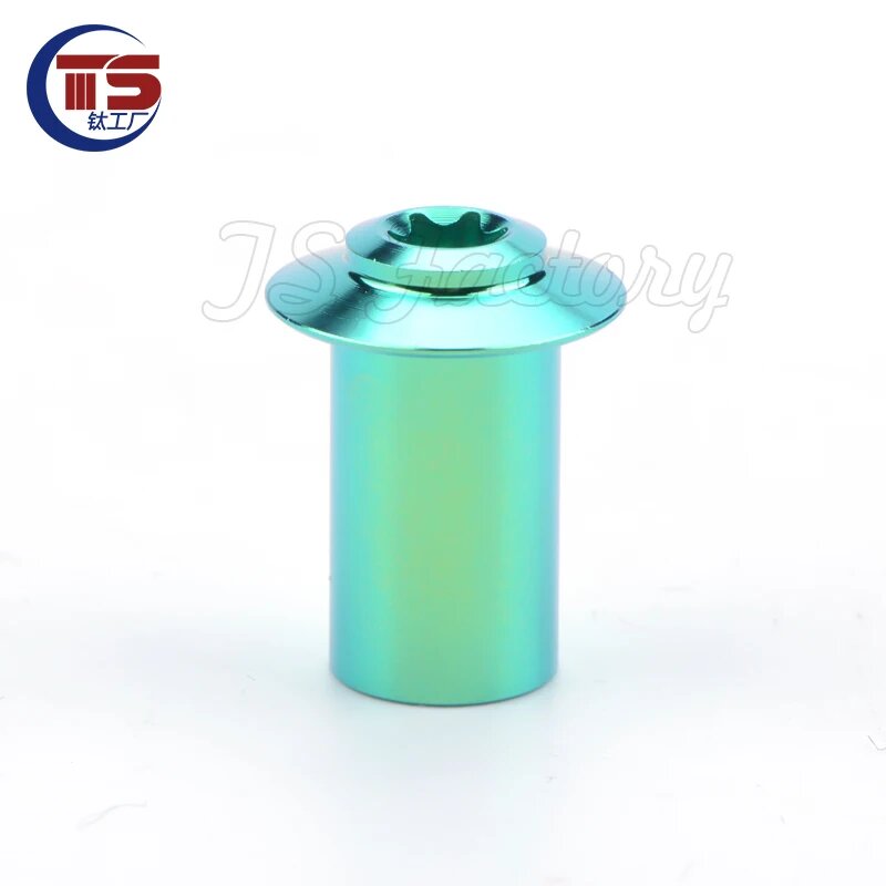 Титановые гайки GR5 Green 2pcs для Ducati