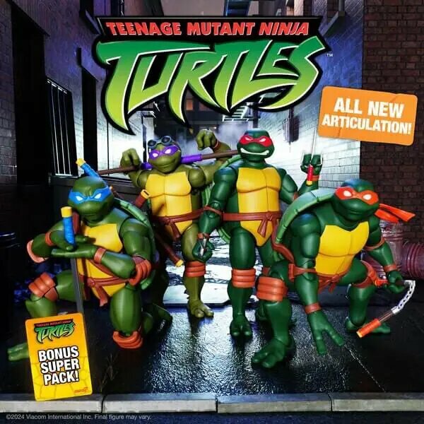 Коллекционная фигурка Super7 Teenage Mutant Ninja Turtles Wave 12 1/12