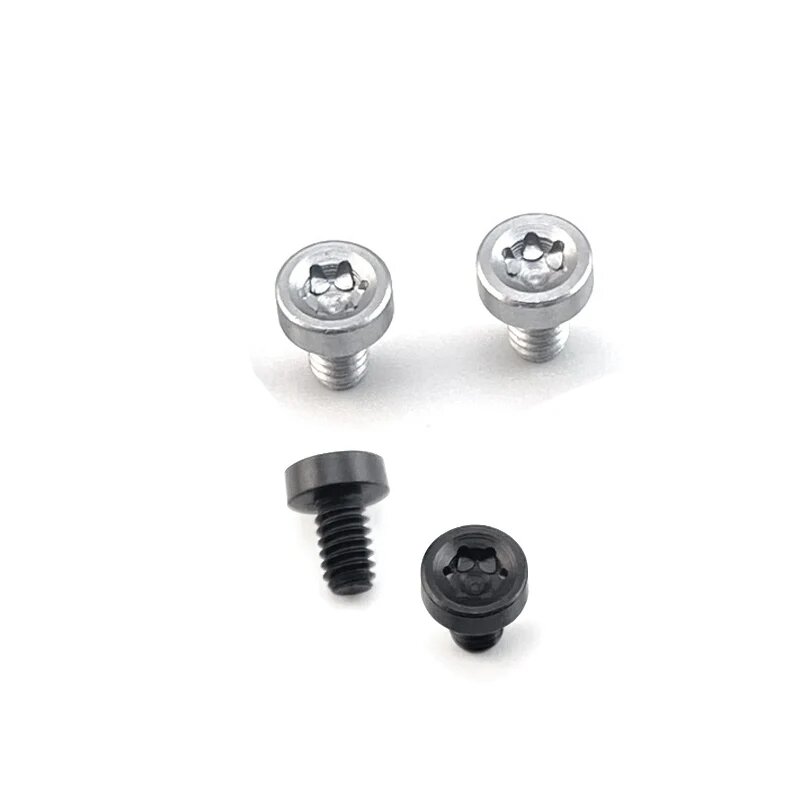 Винты нержавеющая сталь 416, 2-56 UNC, Torx T8, белые/черные, для рукоятки ножа 12pcs Black screws