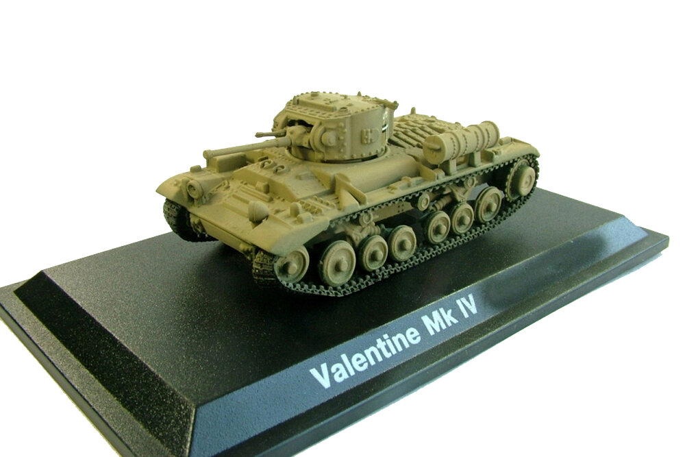 Модель коллекционная DEAGOSTINI Танк британский пехотный valentine (танки мира коллекция #11)