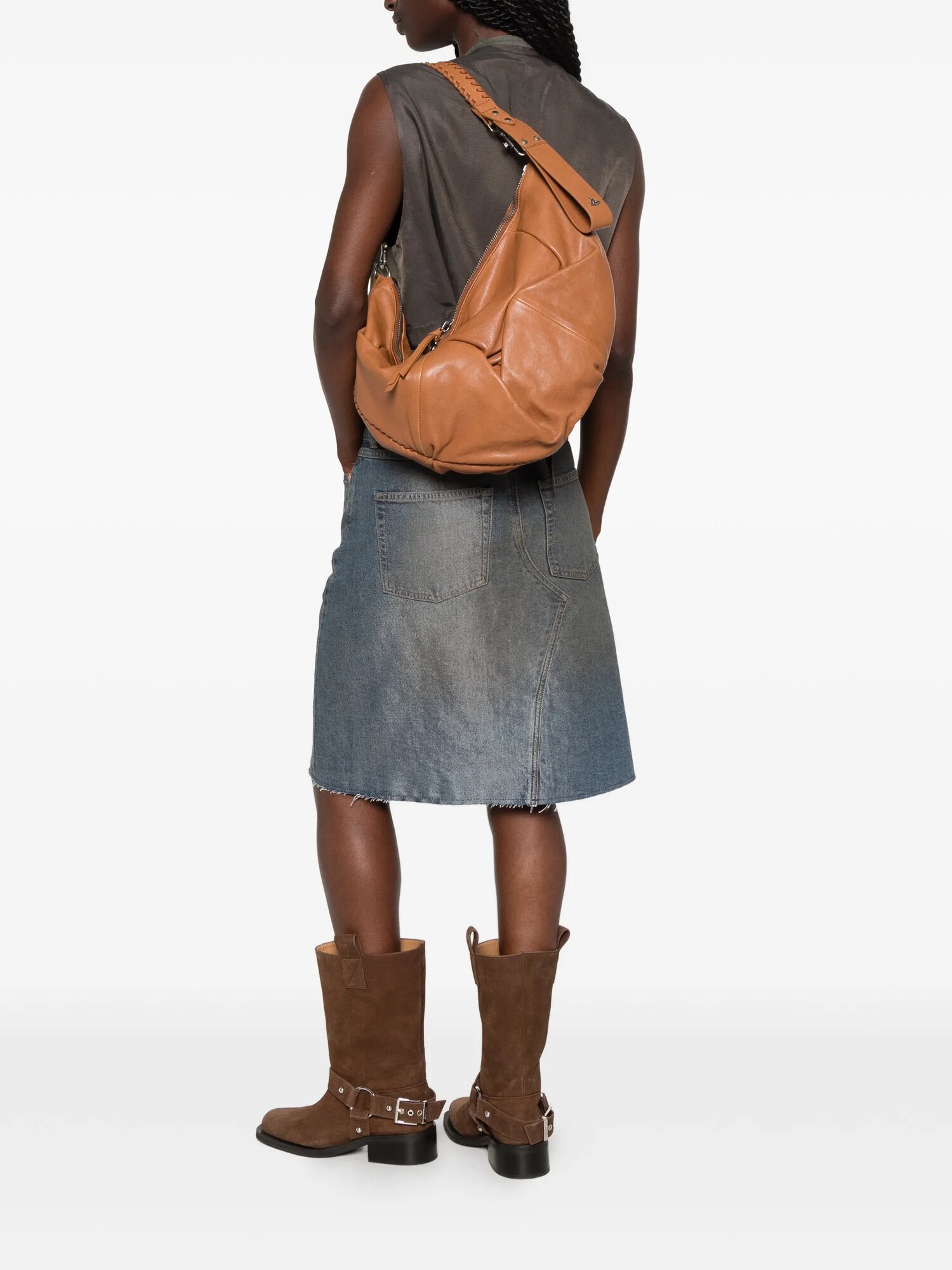 Сумка Vivienne Westwood Medium Agnes shoulder bag, brown — фото 1