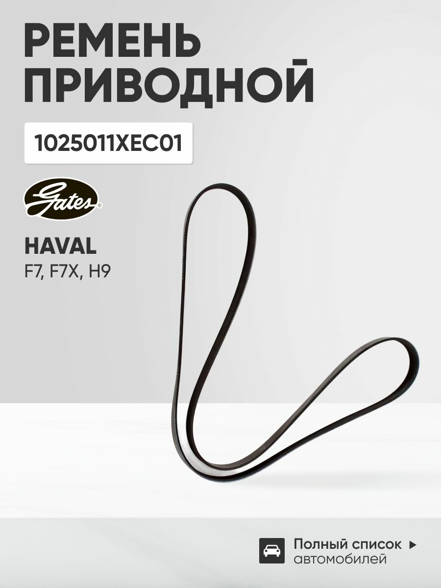 Ремень приводной 6PK1648 Haval F7, F7x, H9 ; 1025011XEC01