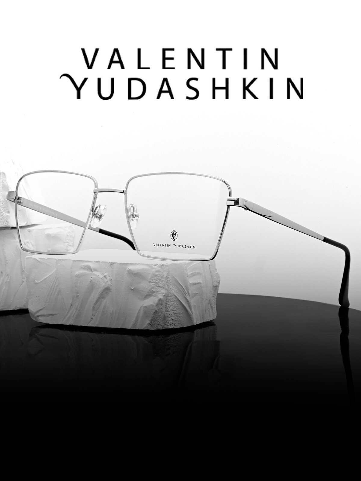 Оправа для очков Valentin Yudashkin VY 20053 033 пол Мужской форма оправы Геометрическая цвет оправы Серебряный
